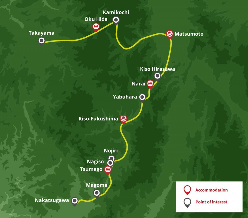 Nakasendo and Kamikochi walking 6 days| JTB Travel